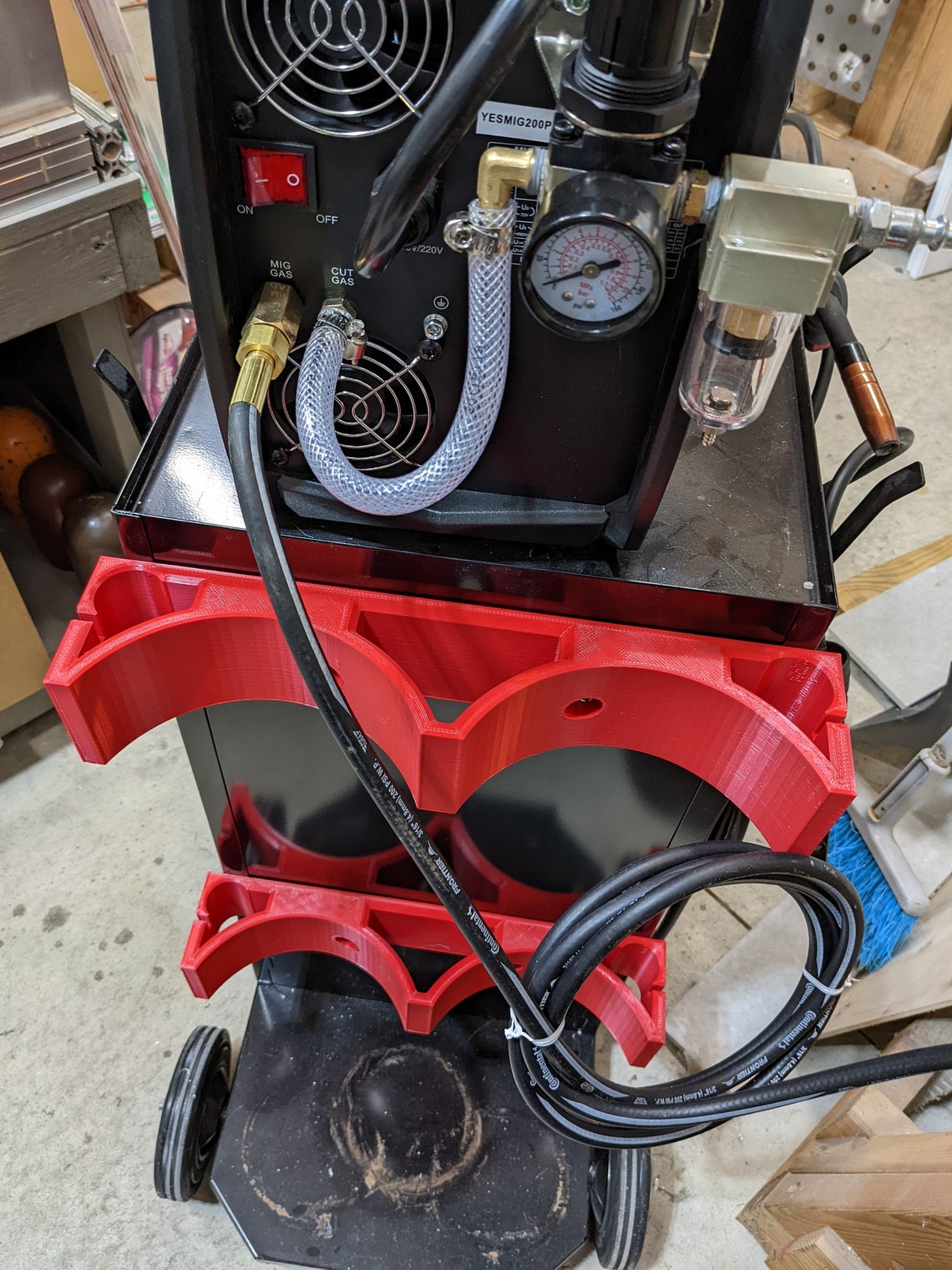 Dual Welding Gas Cylinder Tank Mount - Etsy