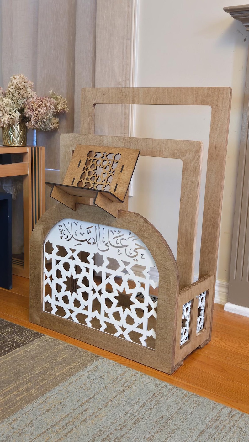 Prayer Rug Holder Stain Wood - Etsy