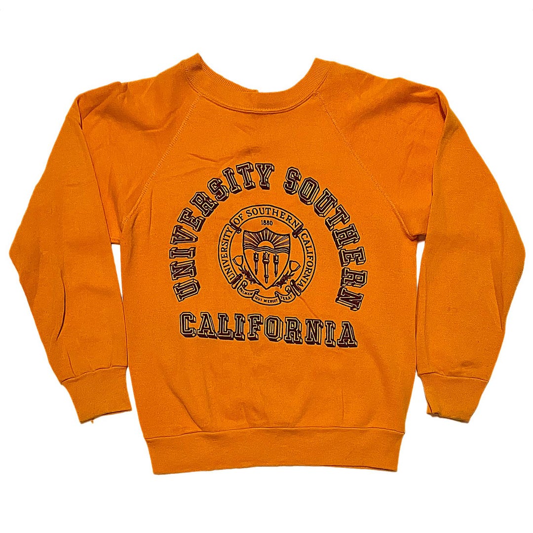 Vintage 70's USC Trojans Sweater - Etsy