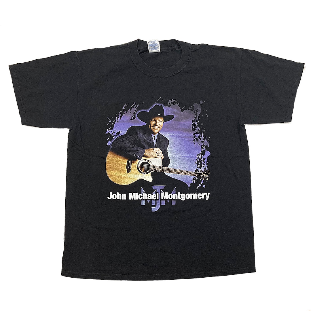 Vintage John Michael Montgomery Tour T-shirt - Etsy