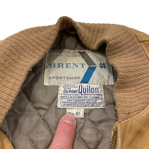 Vintage 50's Leather Bomber Jacket - Etsy