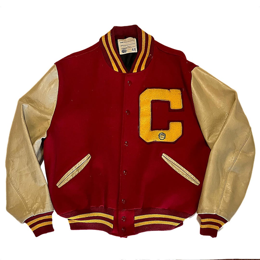 Vintage Letterman Jacket - Etsy