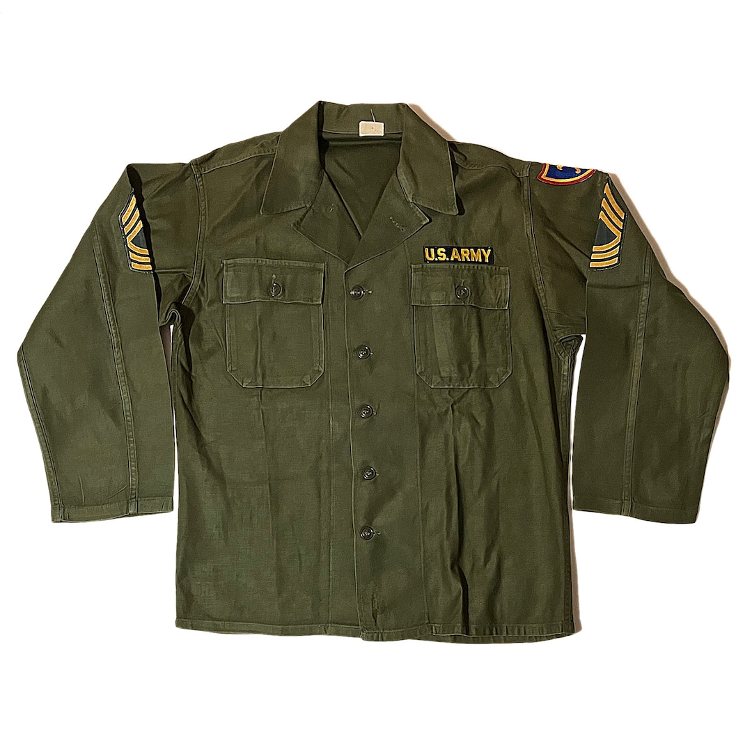 Vintage 1963 Army OG-107 Shirt - Etsy