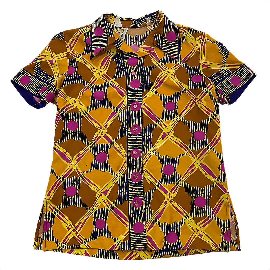 Vintage 70's Disco Shirt - Etsy