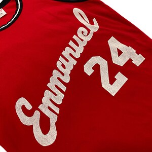 Vintage Emmanuel Basketball Jersey - Etsy