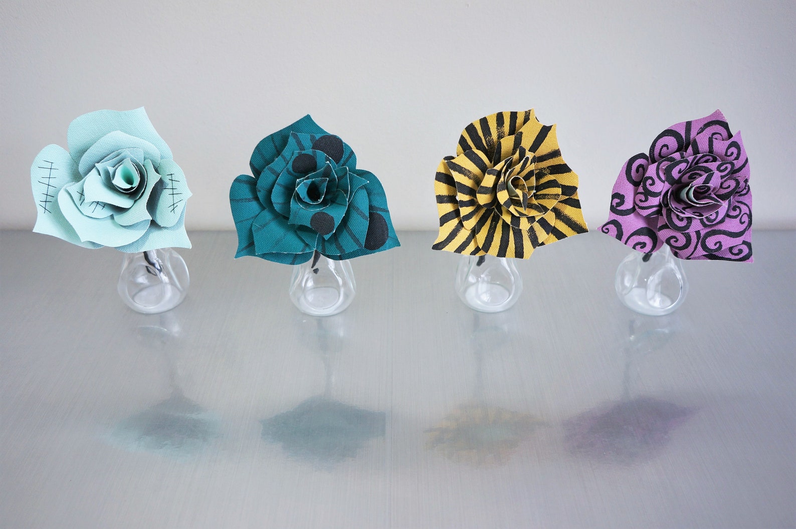 Nightmare Flowers Jack and Sally Rose Romantic Gifts - Etsy