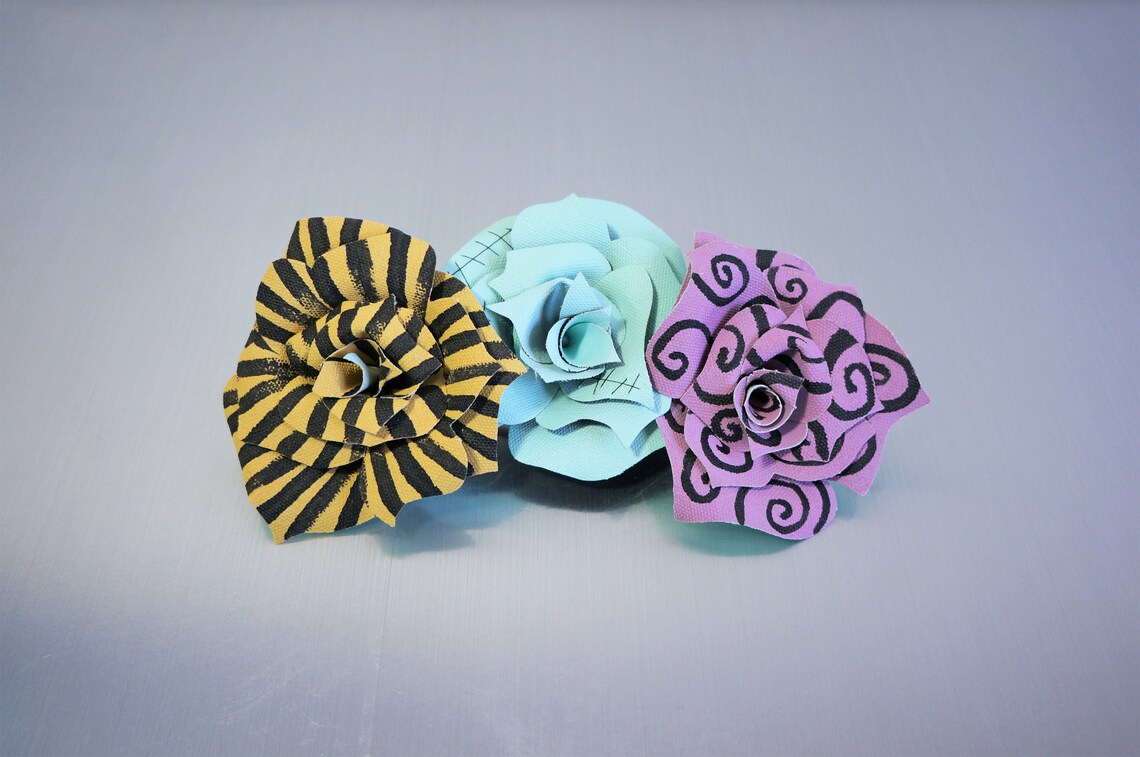 Nightmare Flowers Jack and Sally Rose Romantic Gifts - Etsy