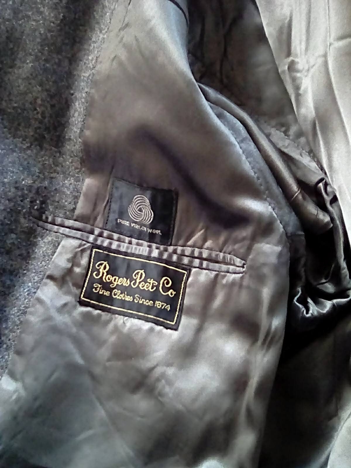 60s Rogers Peet Co Brown Wool Tweed Overcoat Top Coat XL 48 L - Etsy