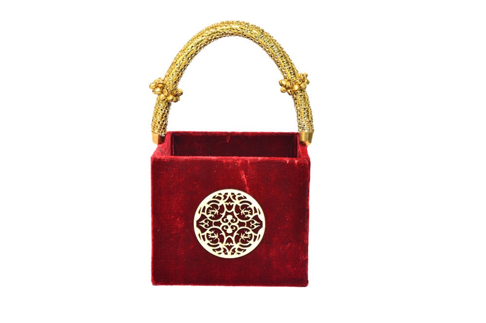 Indian Decorative Handmade Wooden Basket Multi Purpose Use Gift Basket ...