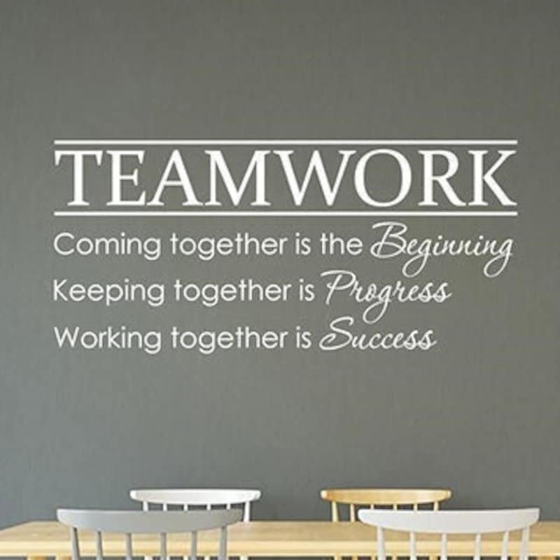 Work Quotes Wall Decal - Etsy