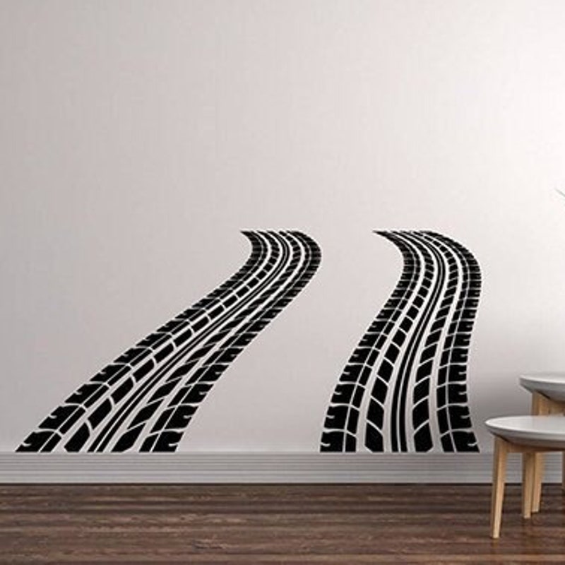 Tire Tracks Stickers - Etsy