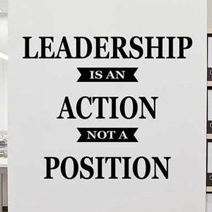 Leadership Motivational Quote Wall Decal Work Professional Business ...