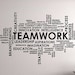 Teamwork Wall Decal Vinyl Sticker Business Success Work Education Job ...