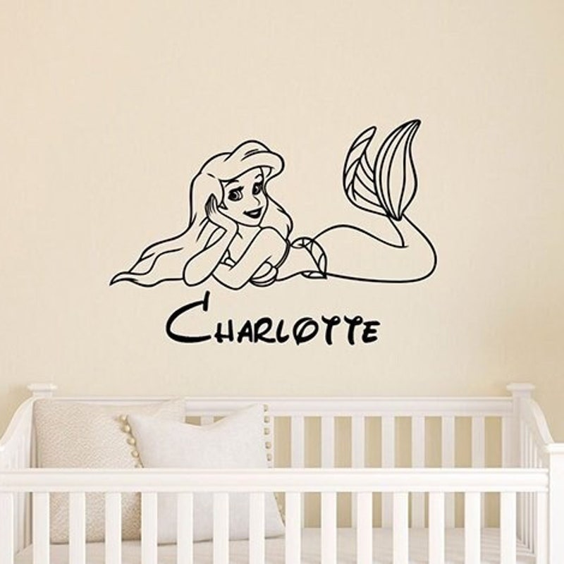 Little Mermaid Decal - Etsy