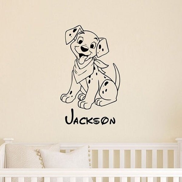 Dog Name Wall Decals - Etsy