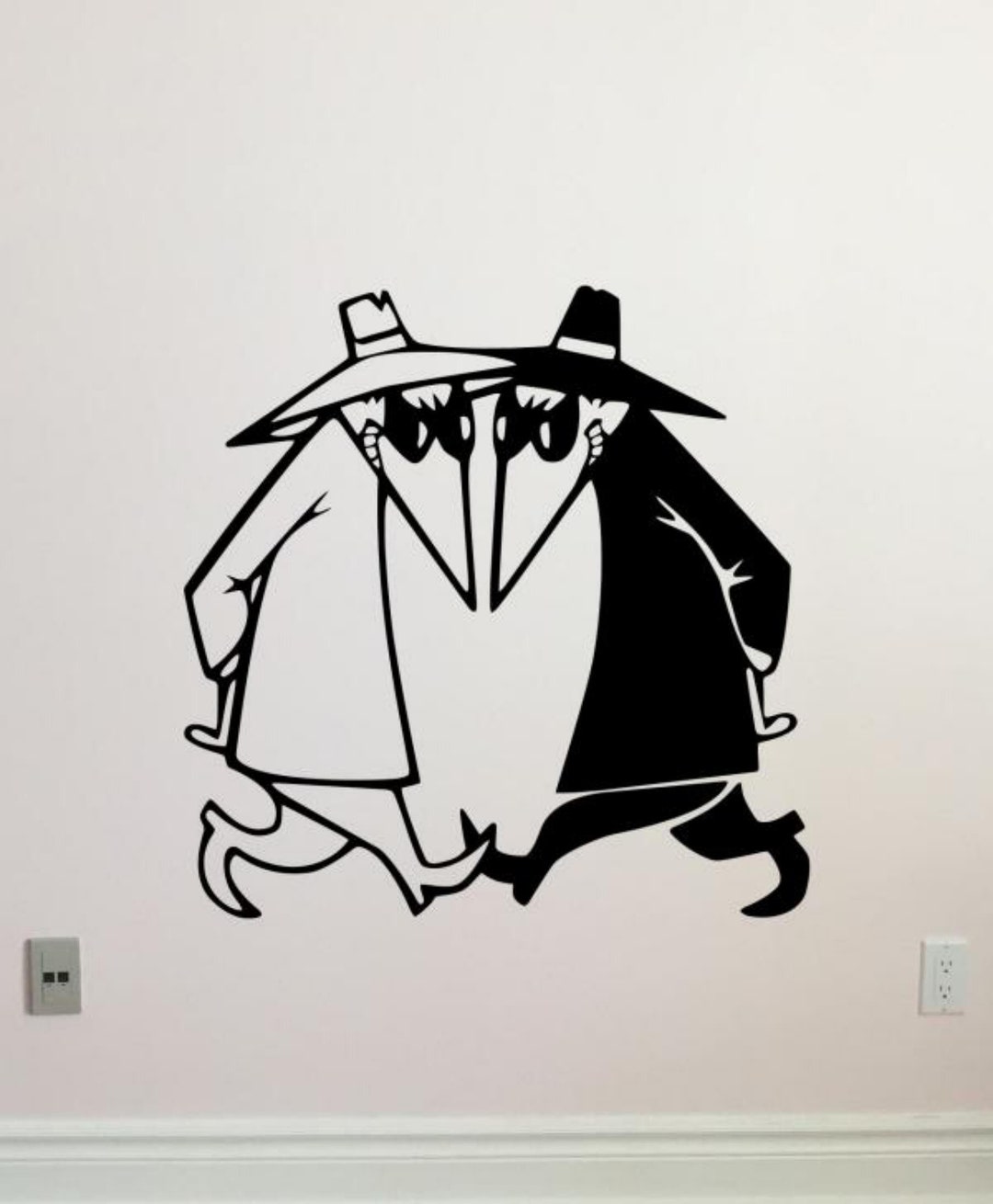 Spy Vs Spy Wall Decal Vinyl Sticker Wall Art Sign Decor Living Room ...