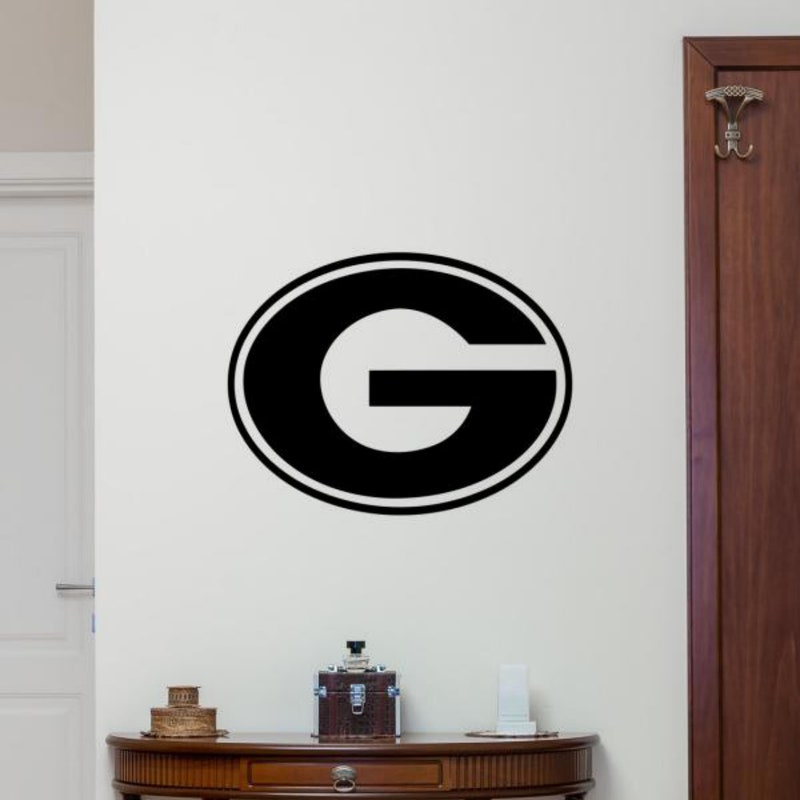 Pink Georgia Bulldog Art - Etsy