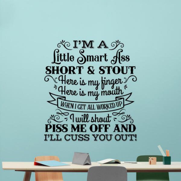Smart Ass Sign - Etsy