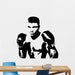 Ali Wall Decal Vinyl Sticker Boxing Wall Art Sign Gym Decor Poster Kids ...