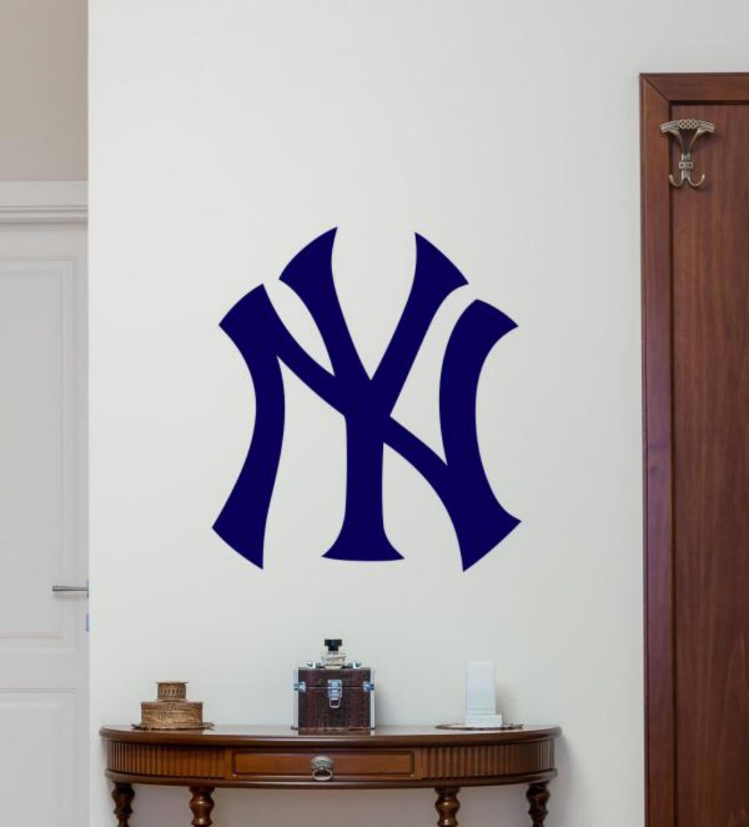 New York Baseball Wall Decal Vinyl Sticker Logo Baseball Wall Art ...