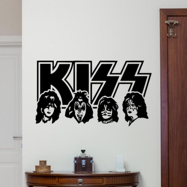 Kiss Band Stencil - Etsy