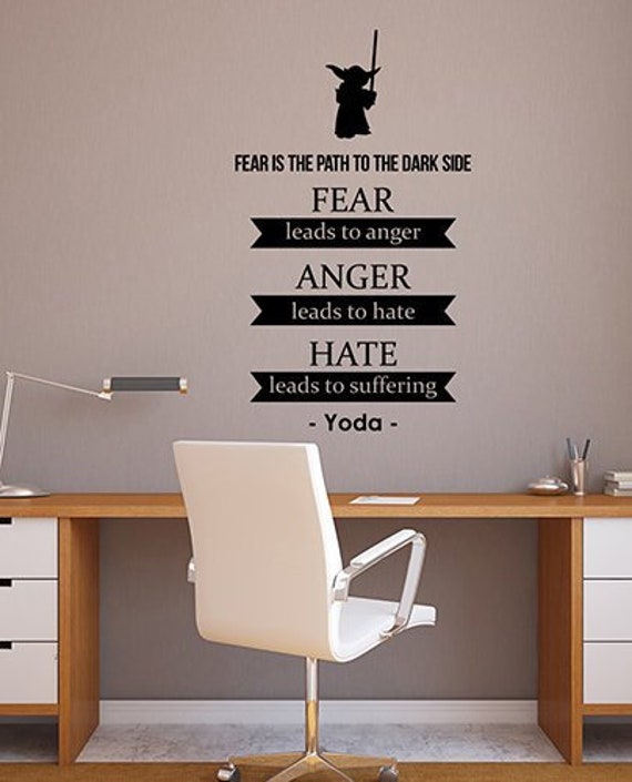 Star Wars Yoda Quotes Fear