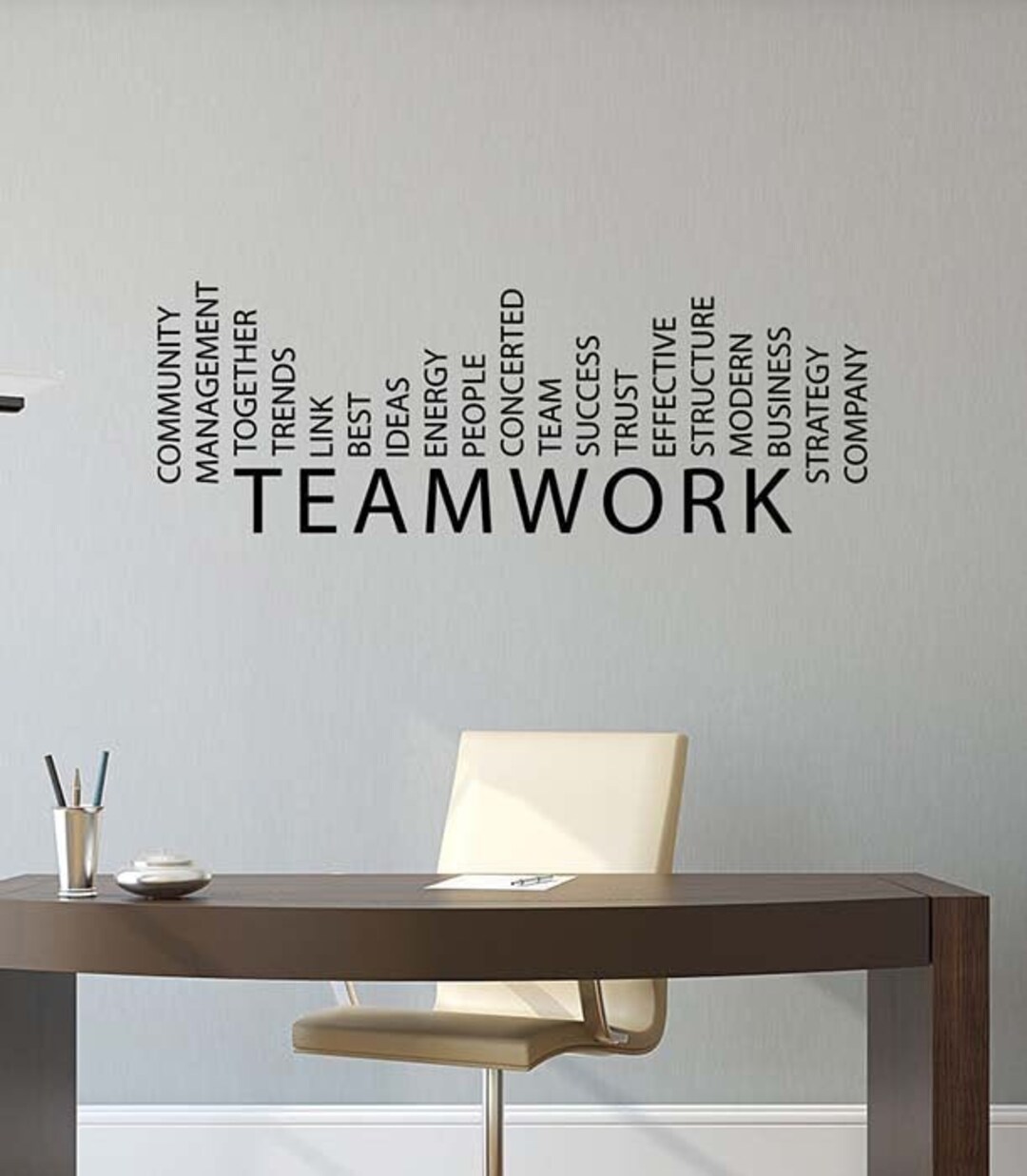 Teamwork Wall Decal Vinyl Sticker Business Success Company ...