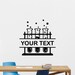 Lab Tech Decal Vinyl Wall Sticker Personalized Laboratory Wall Art ...