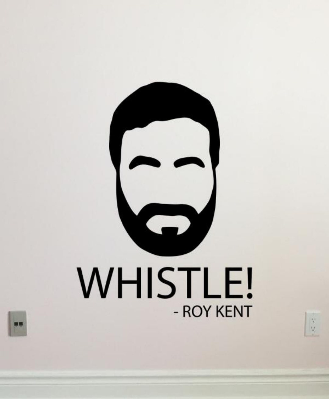 Roy Whistle Wall Decal Vinyl Sticker Wall Art Sign Bedroom Decor Living ...
