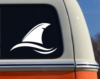 Shark Fin Car Decal - Etsy