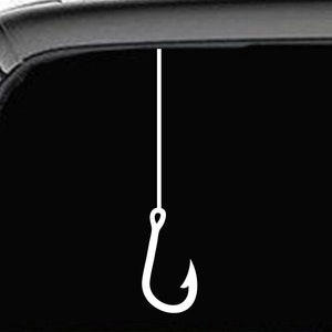 Fishing Hook Fishing Decal Sticker - Etsy