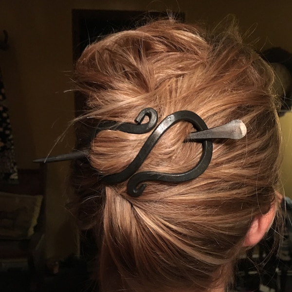 Forged Hair Stick Etsy