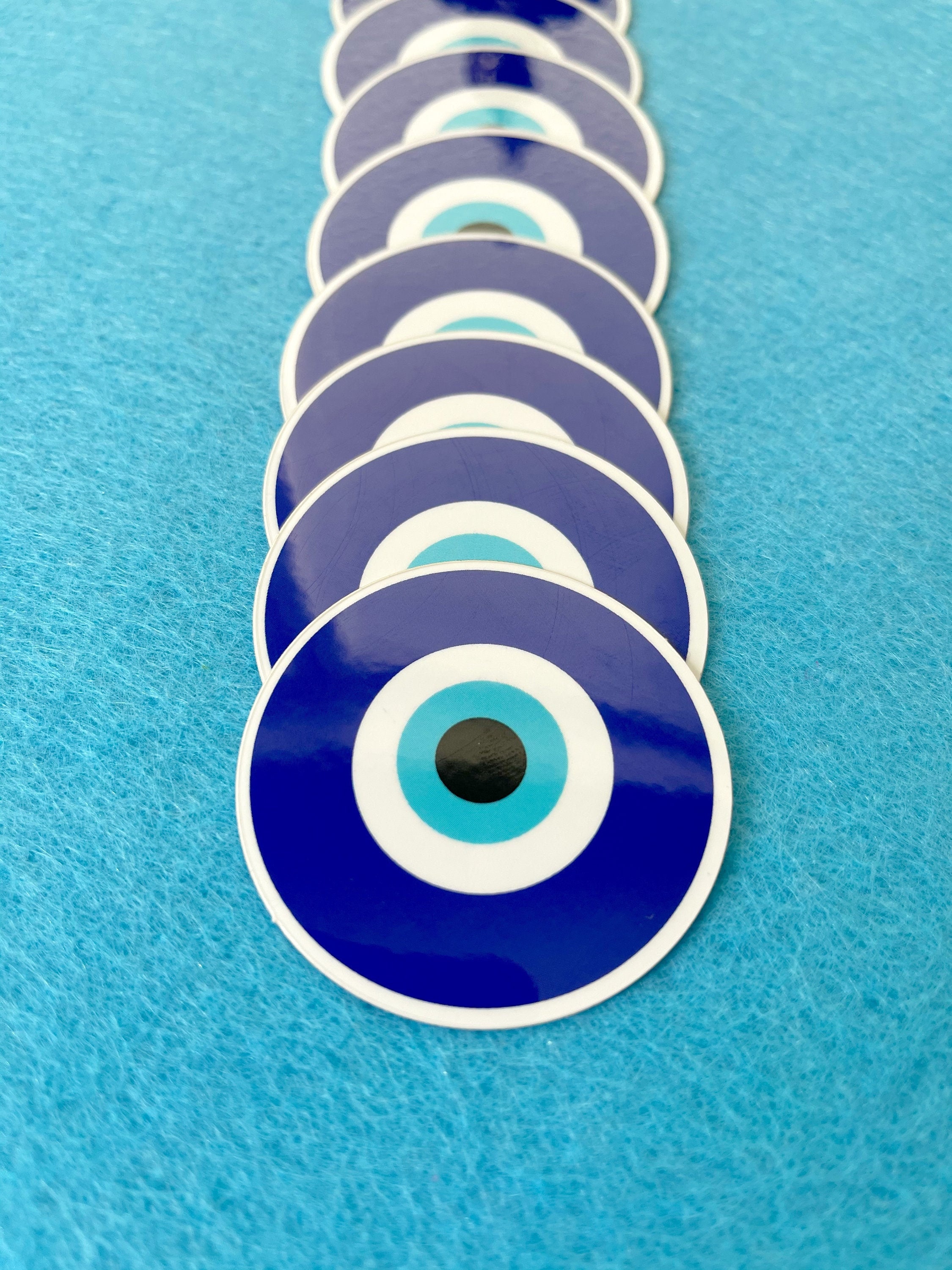 Nazar Evil Eye Waterproof Vinyl Sticker - Etsy