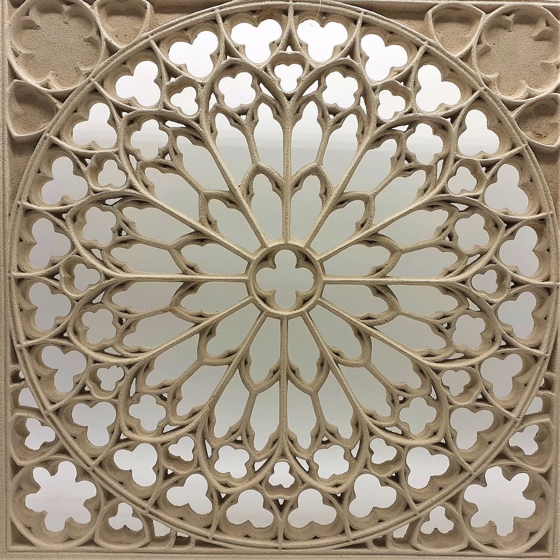 Rosone gotico Cattedrale di Notre Dame de Paris vera pietra ...
