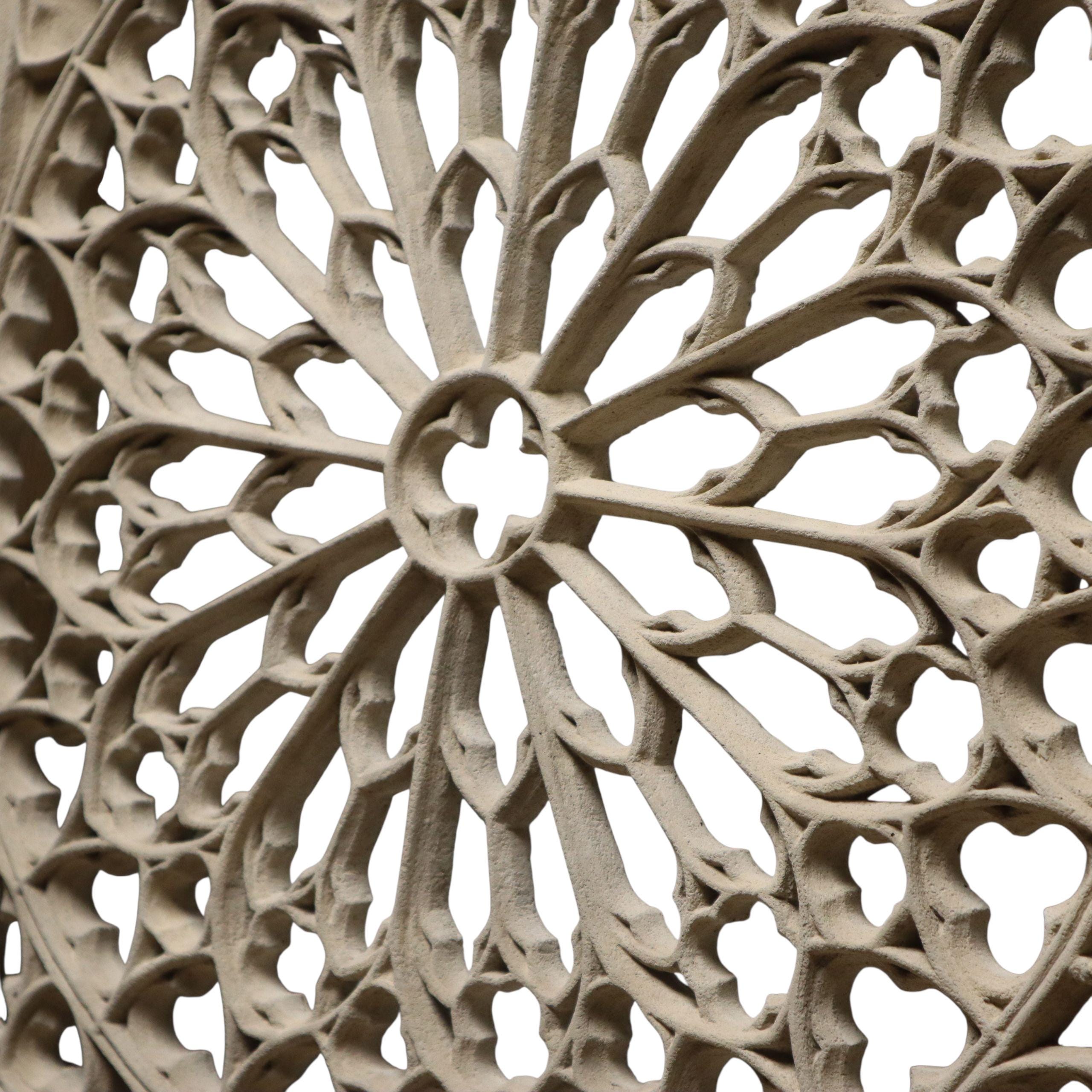 Notre-dame Cathedral Rose Window – Genuine Reconstituted Stone – French ...