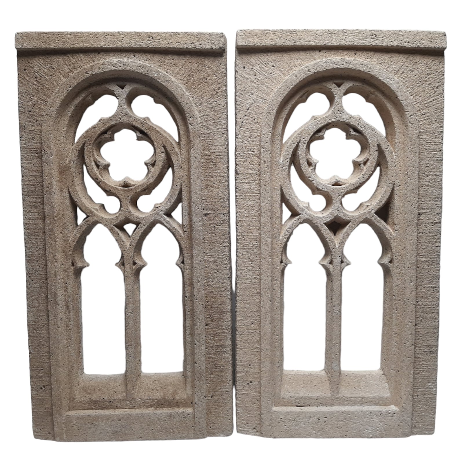 Gothic Window, Medieval, Real Reconstituted Stone French Artisan ...