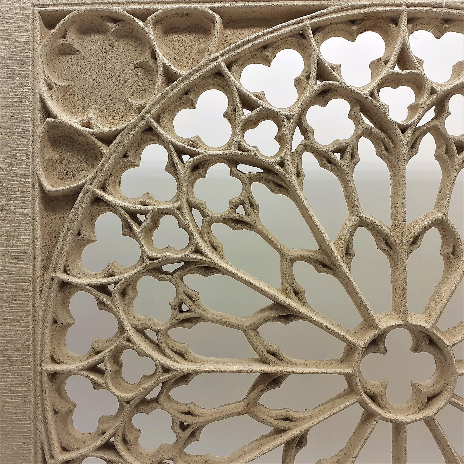 Rosace cathédrale Notre Dame de Paris véritable pierre reconstituée ...