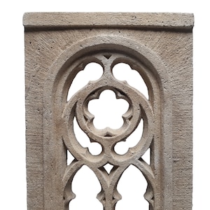 Gothic Window, Medieval, Real Reconstituted Stone French Artisan ...
