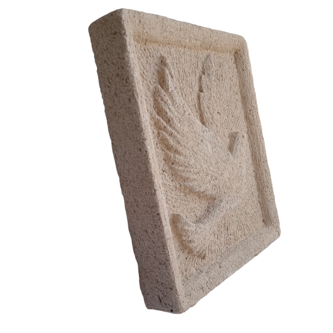 Dove Low Relief, Real Molded Stone, French Craftsman - Etsy