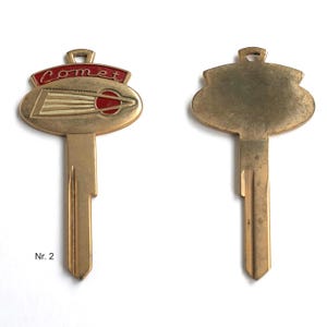 Vintage Ford Mercury Comet Key Blank | Old Car Keys | Crest Key Uncut ...