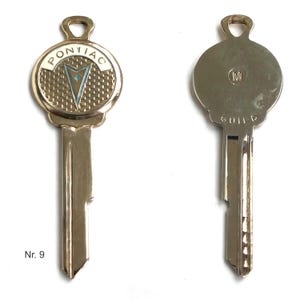 Vintage Pontiac Key Blank | GTO Firebird Lemans Grand Prix Bonneville ...