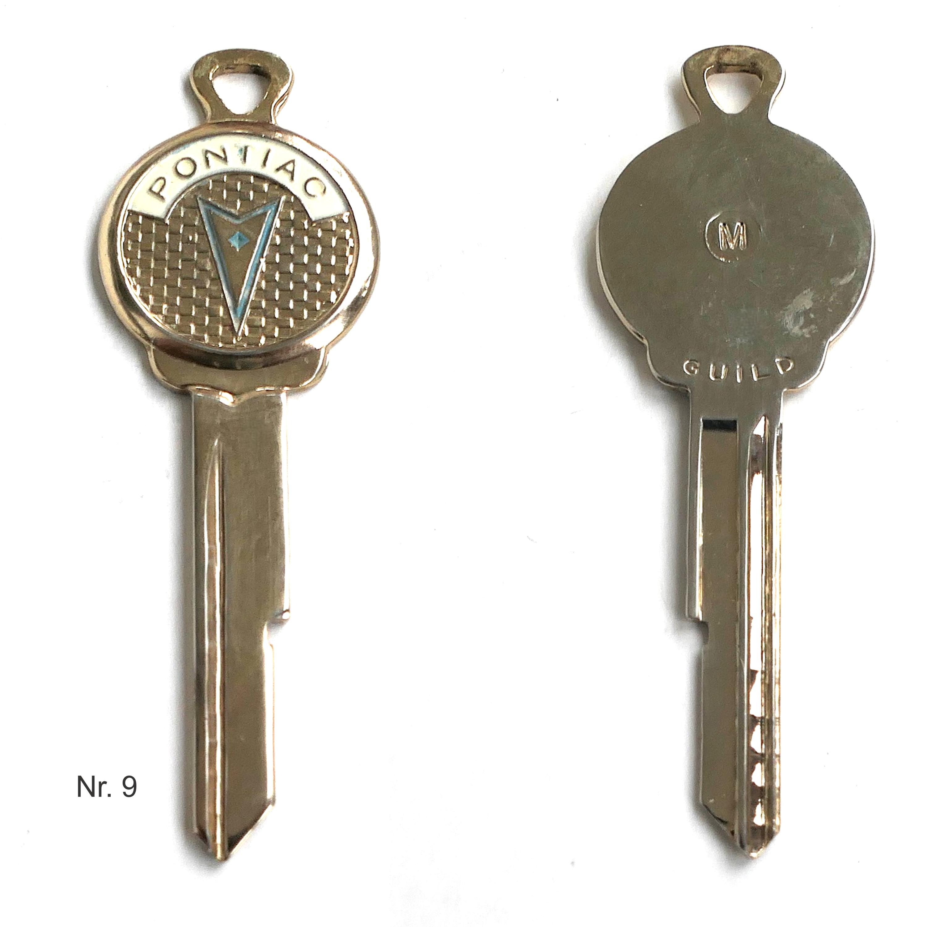 Vintage Pontiac Key Blank | GTO Firebird Lemans Grand Prix Bonneville ...