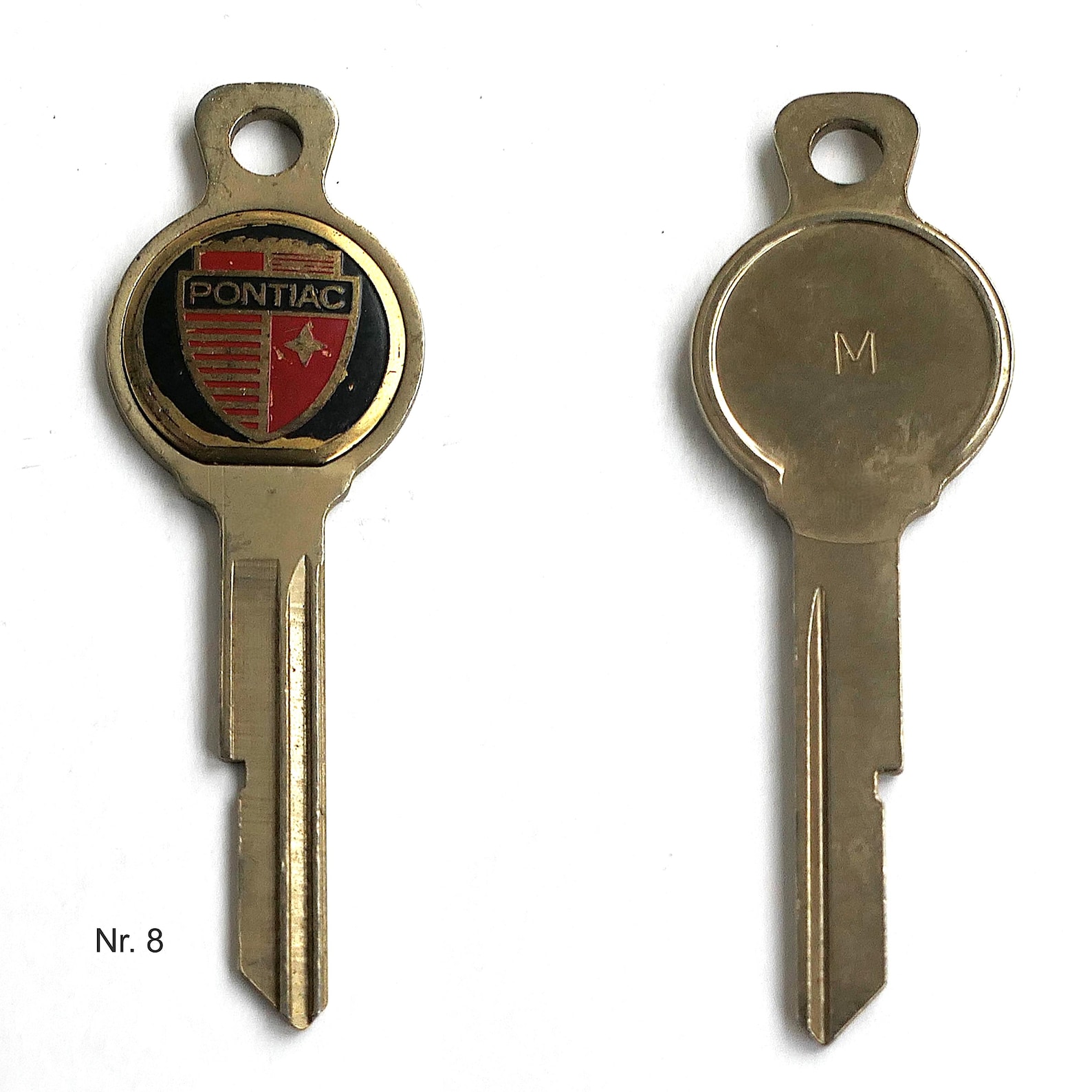 Vintage Pontiac Key Blank | GTO Firebird Lemans Grand Prix Bonneville ...