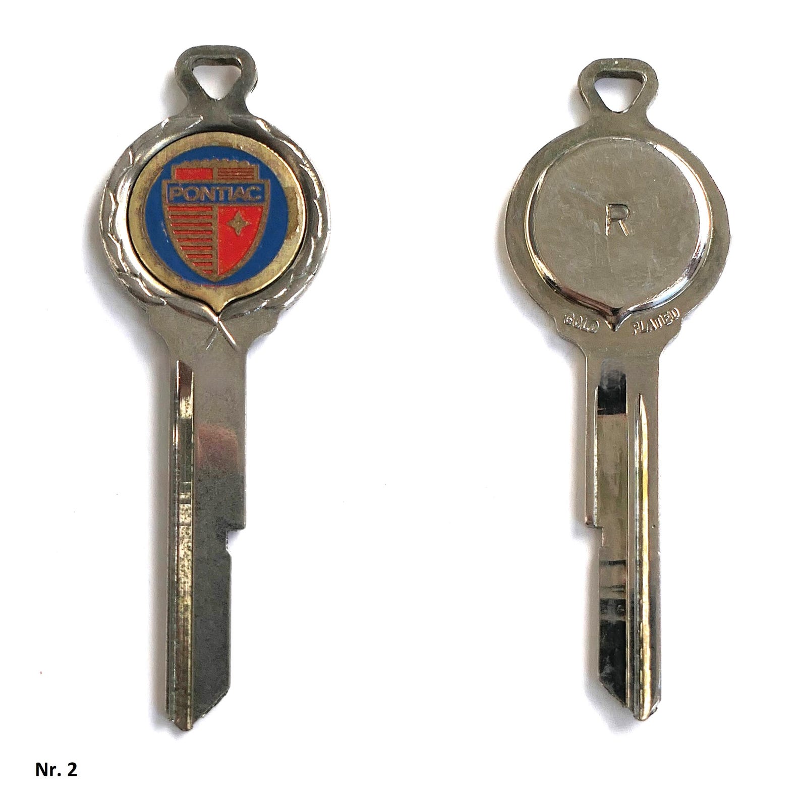 Vintage Pontiac Key Blank | GTO Firebird Lemans Grand Prix Bonneville ...