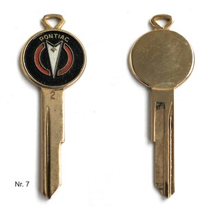 Vintage Pontiac Key Blank | GTO Firebird Lemans Grand Prix Bonneville ...