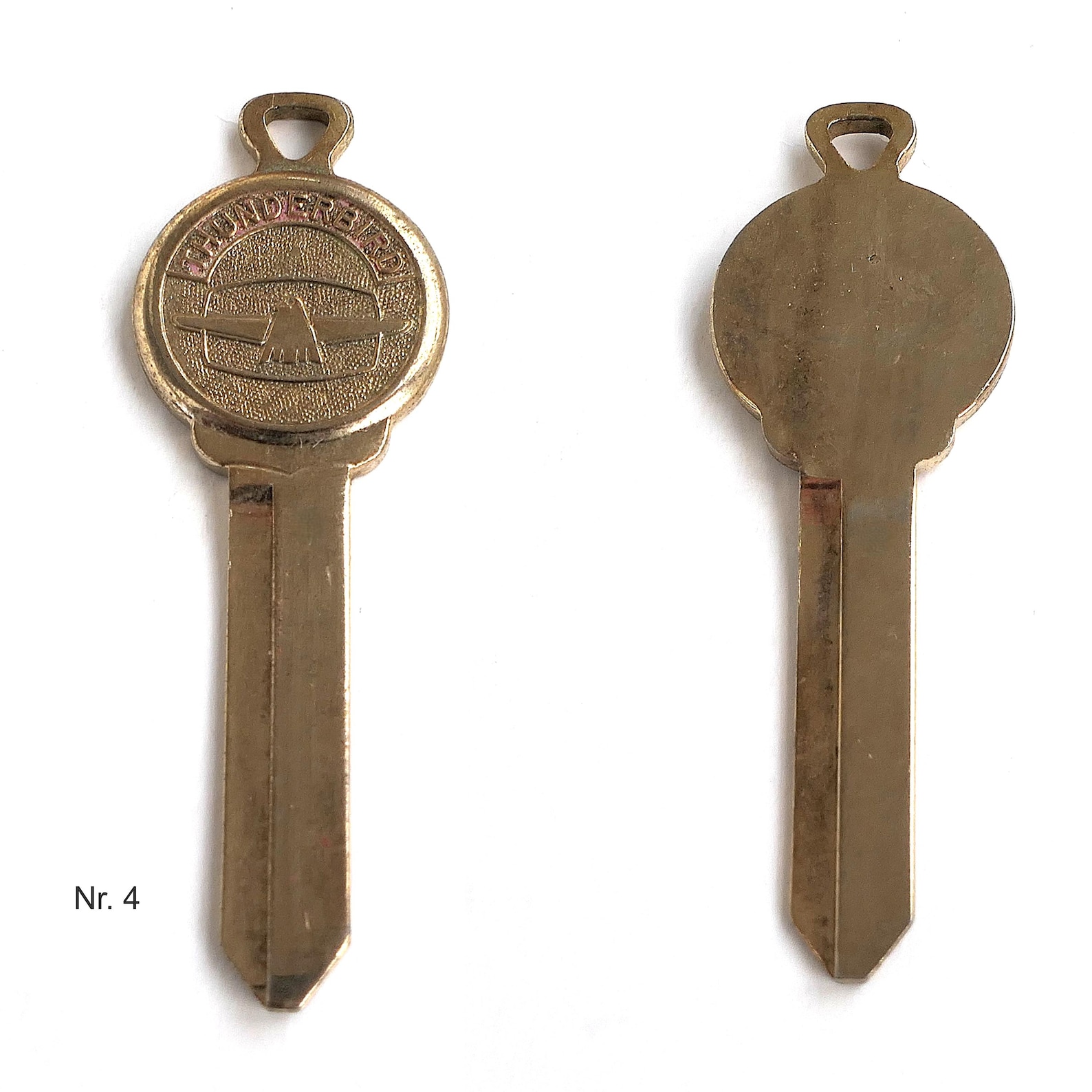 Vintage Ford Thunderbird Crest Key | T-bird Key Blank | Old Ignition ...