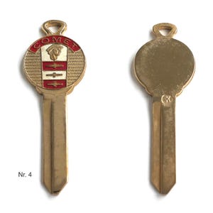 Vintage Ford Mercury Comet Key Blank | Old Car Keys | Crest Key Uncut ...