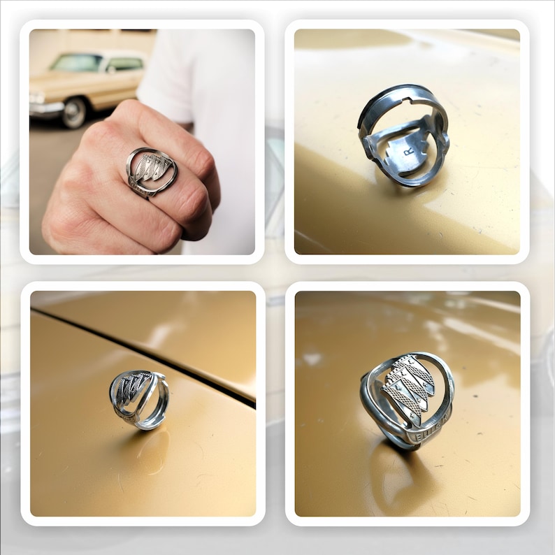 Vintage Car Key Ring Handmade | Heritage Jewelry for Car Guys | Muscle ...