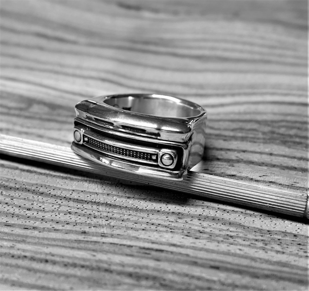 1966 Chevrolet C10 Grill as a Ring Handmade as a Unique Piece From ...