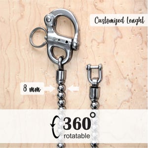 Wallet Chain Woman | Ball Chain 8 Mm | Stainless Wallet Accessory ...